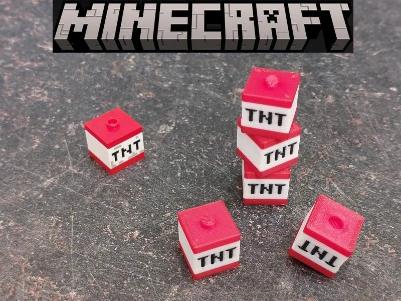 Minecraft TNT brick by PedroKV - MakerWorld