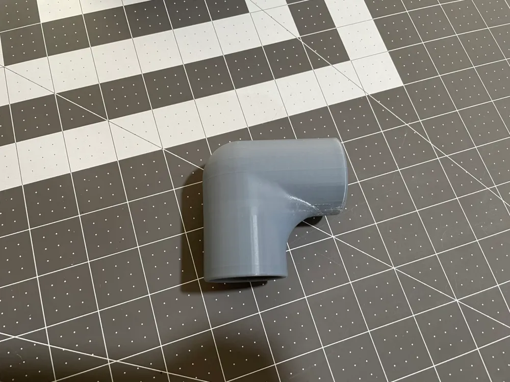 1 Inch PVC Pipe 90 Degree Elbow Connector by ritco MakerWorld: Download ...