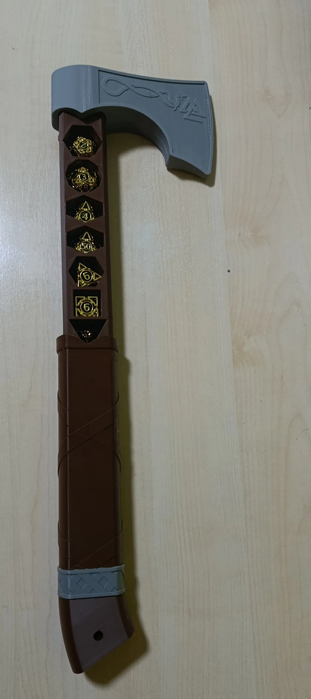 DND Dice holder AXE - Free 3D Print Model - MakerWorld
