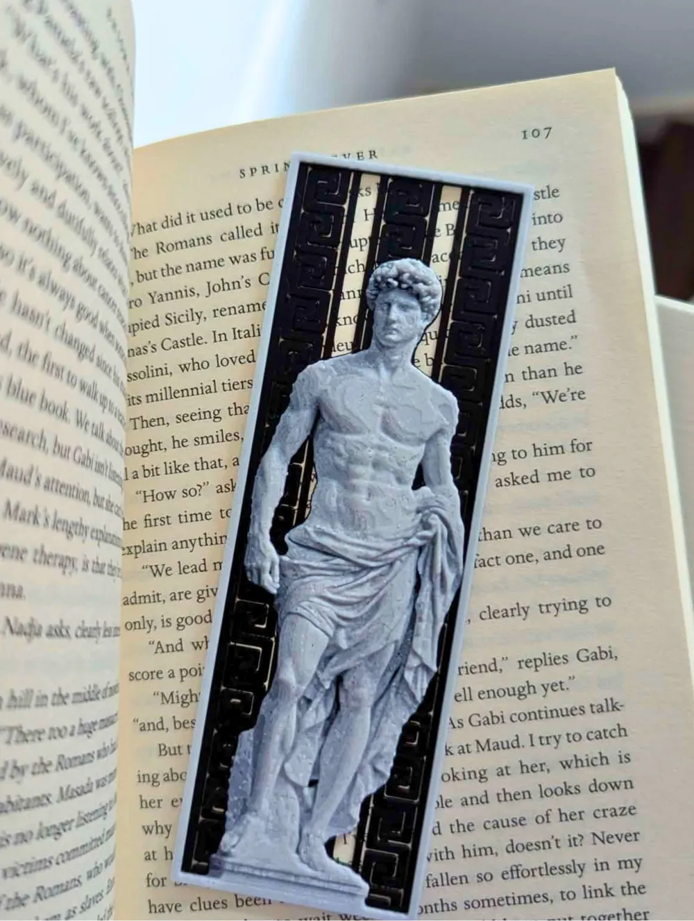 Statue of David Bookmark - Free 3D Print Model - MakerWorld
