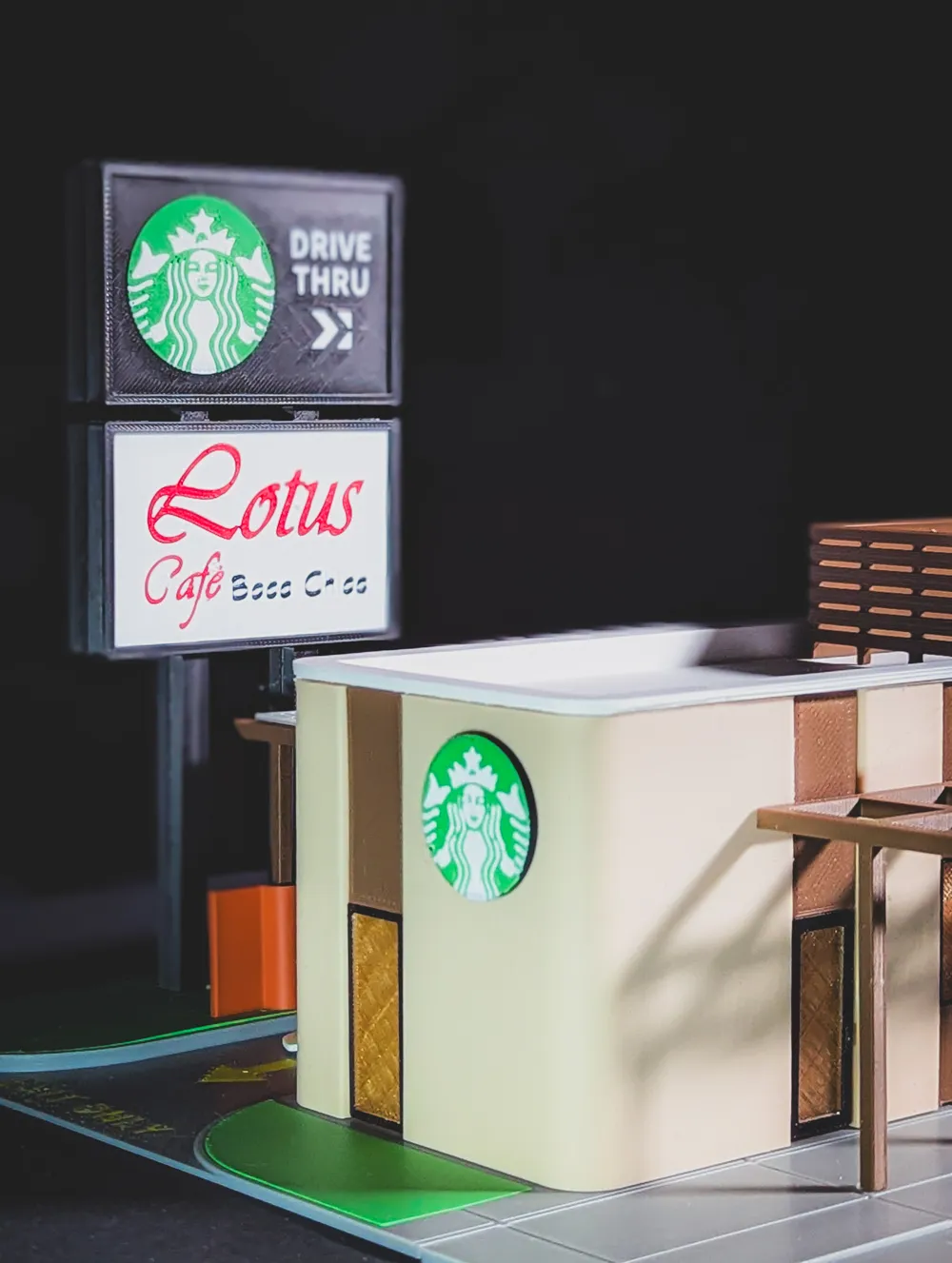 Starbucks Model Set - 1:64 Scale Diorama - Free 3D Print Model - MakerWorld