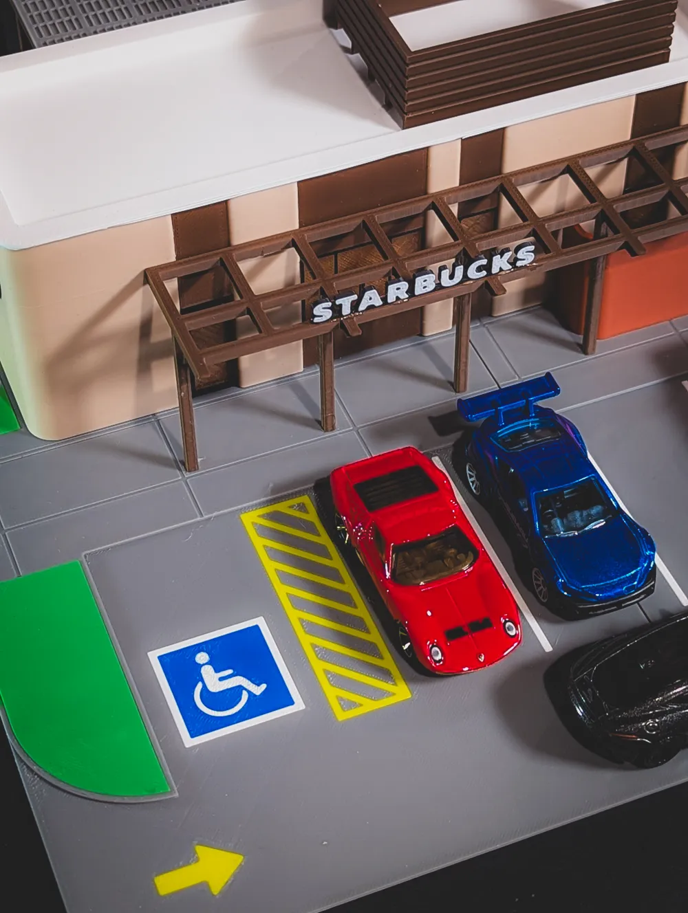 Starbucks Model Set - 1:64 Scale Diorama - Free 3D Print Model - MakerWorld