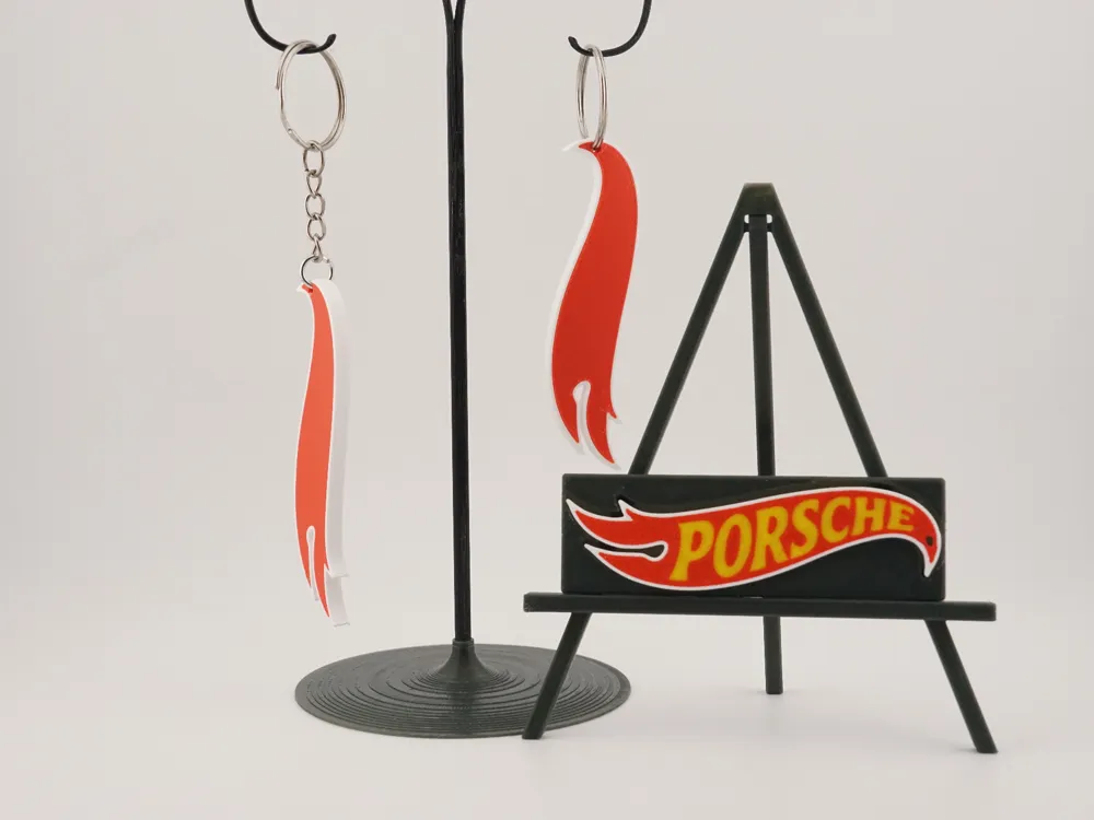 Porsche Keychain - Free 3D Print Model - MakerWorld