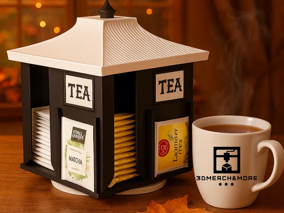 Tea Organizer – Rotating Japanese Tea Dispenser by 3DMerchandMore ...
