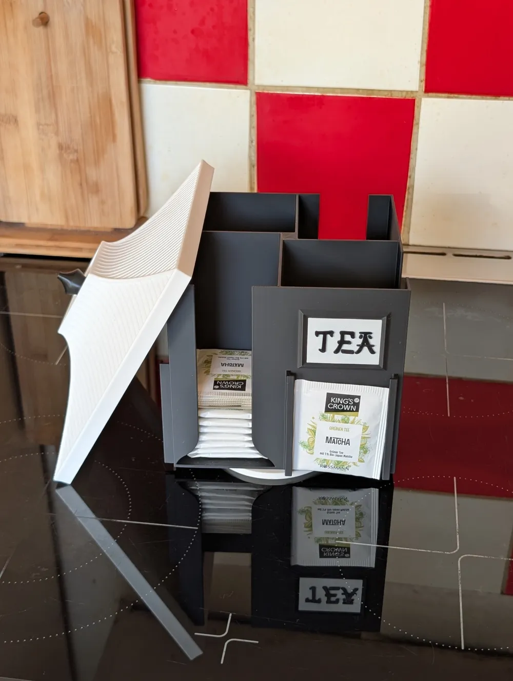 Tea Organizer – Rotating Japanese Tea Dispenser - Free 3D Print Model ...