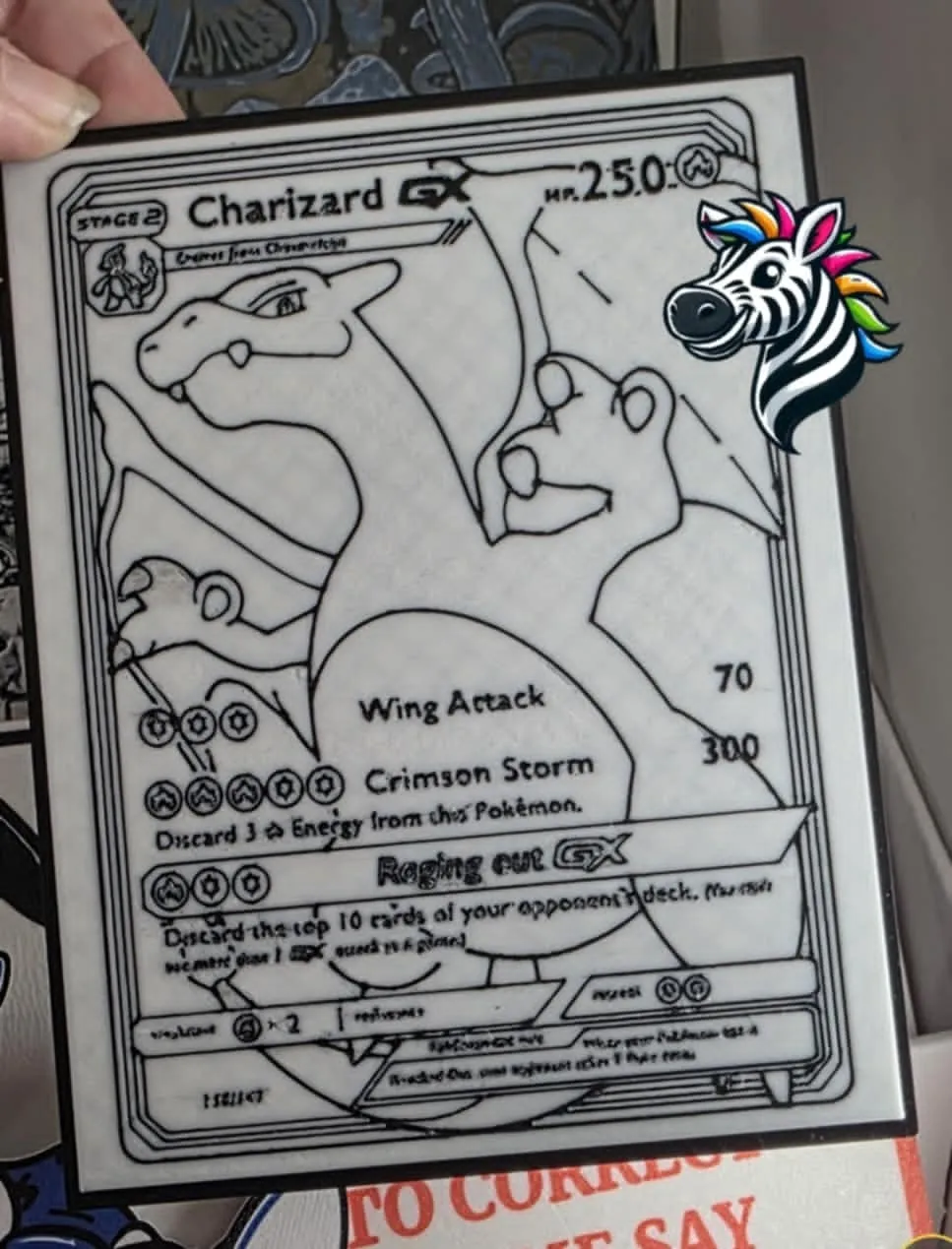 Charizard Pokemon Card by Zebstrika MakerWorld: Download Free 3D Models