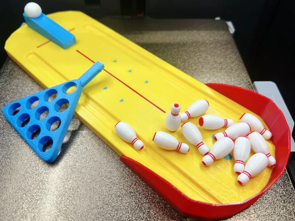 Family Fun Set - Miniature Bowling - Free 3D Print Model - MakerWorld