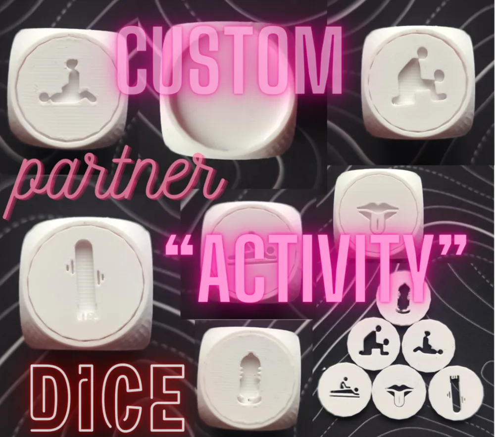 Customisable Partner Activity Dice v2 by anybody - MakerWorld