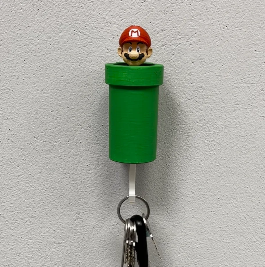 Super Mario Wall Key Holder - Free 3D Print Model - MakerWorld