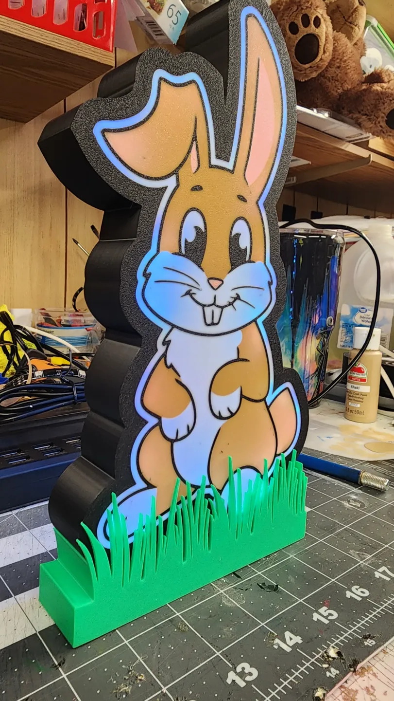 Bunny LED Lamp by bearswampdesigns - MakerWorld