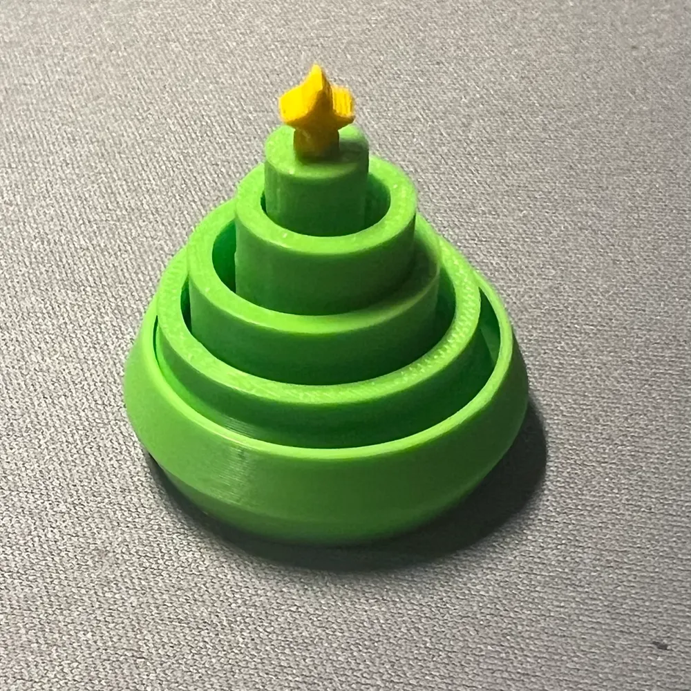 Collapsable fidget Christmas tree by neodar - MakerWorld