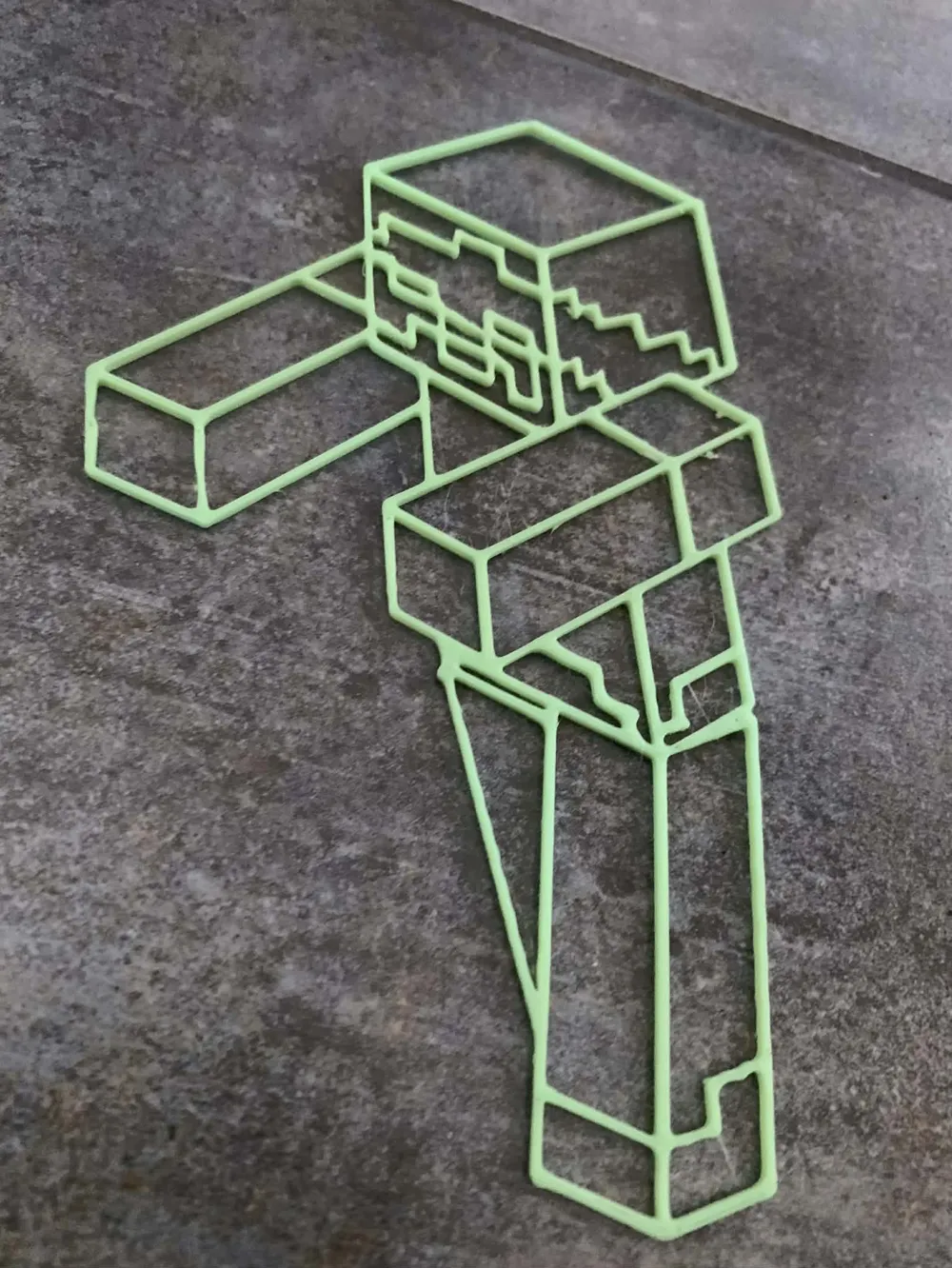Minecraft Zombie Wall Art - Free 3D Print Model - MakerWorld