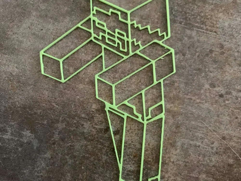 Minecraft Zombie Wall Art - Free 3D Print Model - MakerWorld