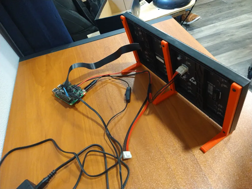 LED Matrix Stand 32x64 5mm Pitch (from AdaFruit) by BC Labs MakerWorld ...