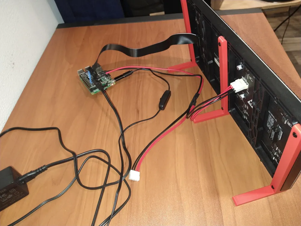 LED Matrix Stand 32x64 5mm Pitch (from AdaFruit) by BC Labs MakerWorld ...