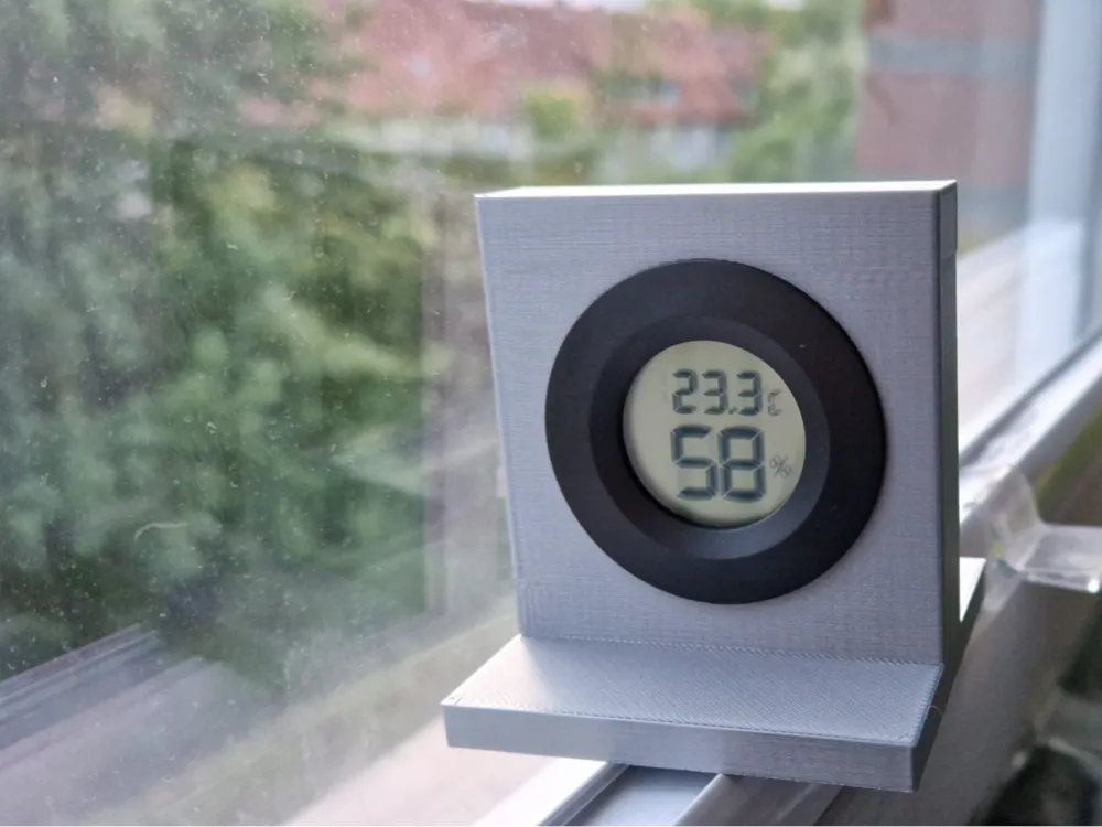 Hygrometer Holder/Stand by 3DC MakerWorld: Download Free 3D Models