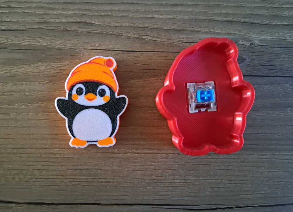 Cute penguin / pinguin fidget clicker toy by creachick3d MakerWorld ...