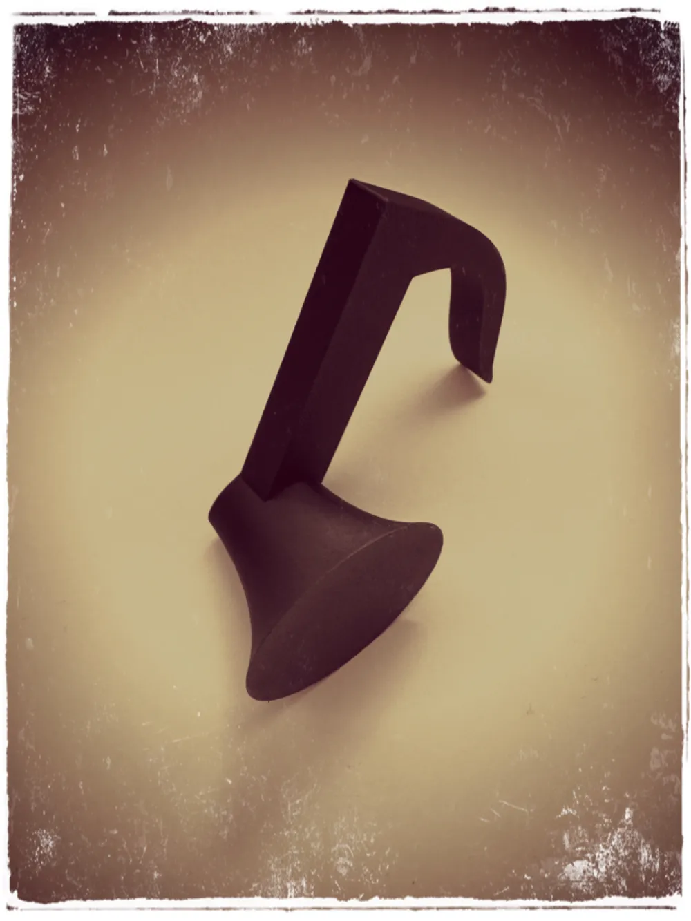 Musical note coat rack without screws by miercoles980 - MakerWorld