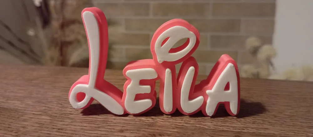Leila Disney Name Sign Decorate Room child Birth by Fabbiotto ...