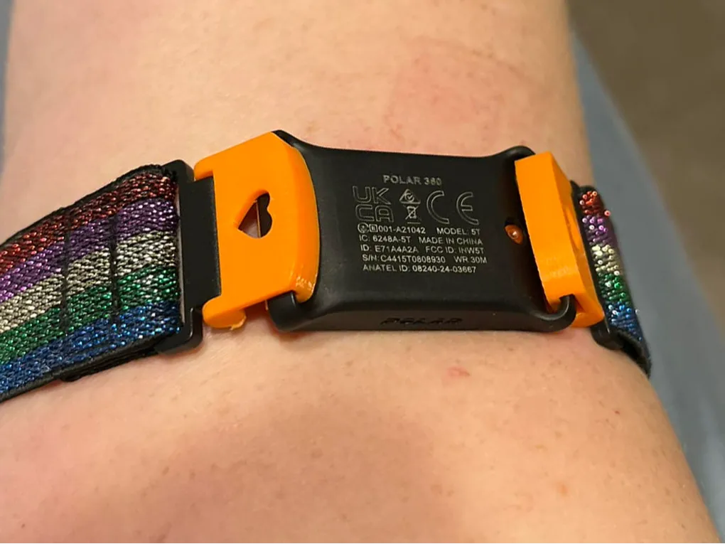 Visible Band 2.0 monitor clips - use any watchband - Free 3D Print ...