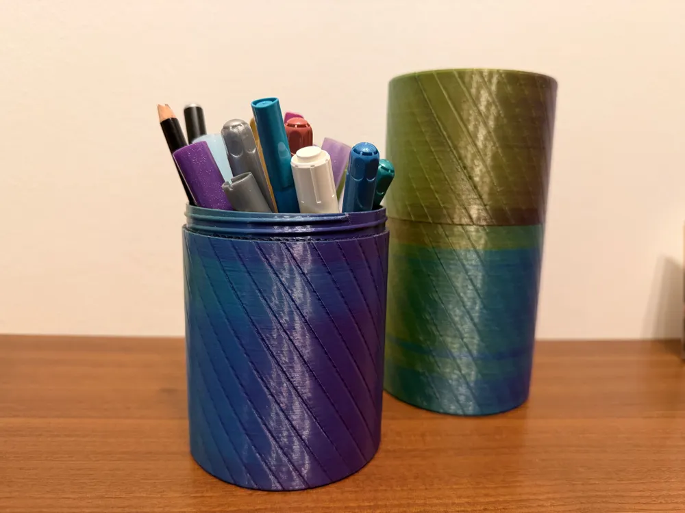 Parametric Box / Container with Screw-On Lid - Free 3D Print Model ...