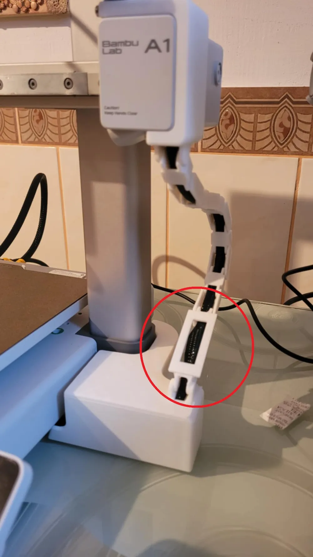 A1+Z+Axis+Drag+chain+v7 - Connector for new a1 - Free 3D Print Model ...