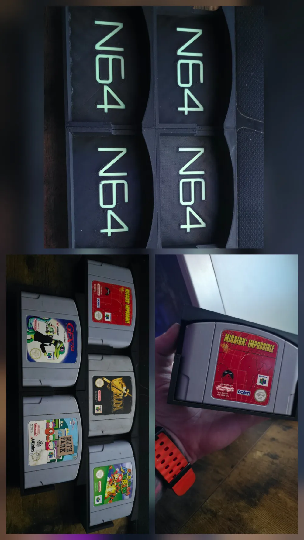 N64 cartridge holder - Free 3D Print Model - MakerWorld