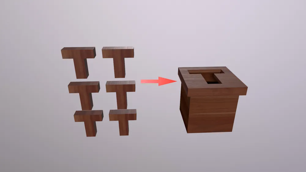 T-shaped Puzzle Box by 大写L小写q - MakerWorld