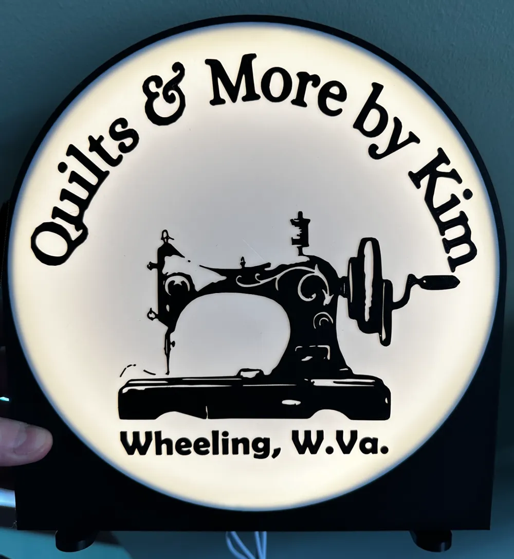 Quilts & More by Kim - Craft Fair Sign by HamOnTheCob - MakerWorld