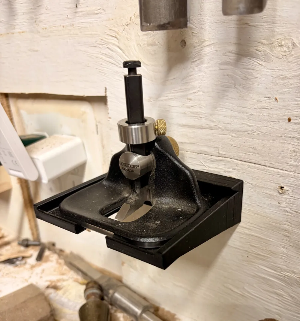 Veritas router small router plane wall mount - Free 3D Print Model ...
