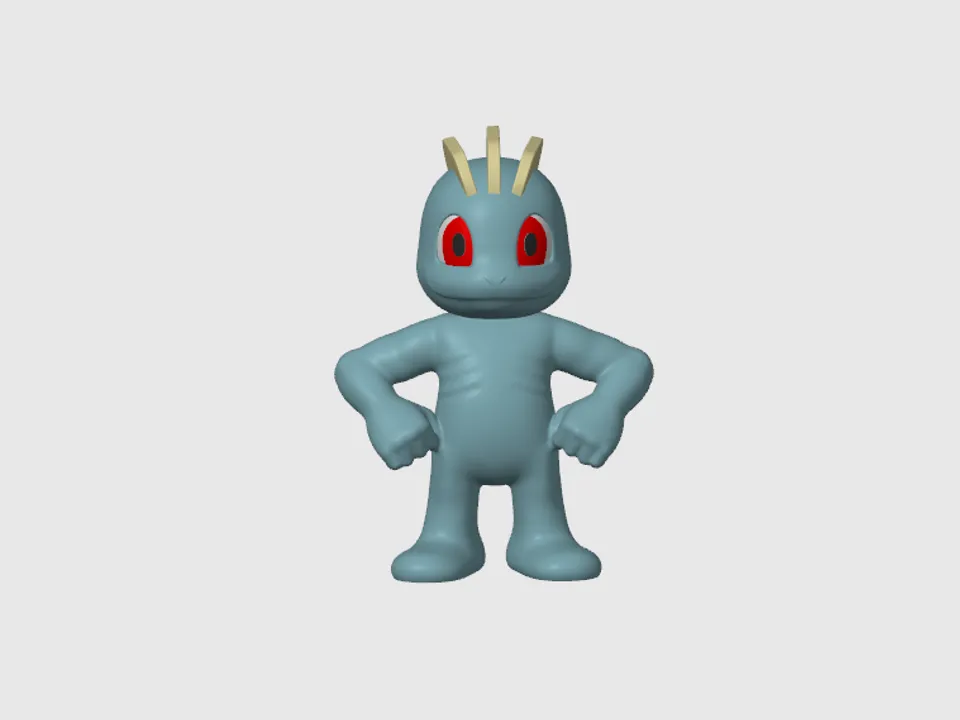 Machop Multicolor by entroisdimensions_figurine MakerWorld: Download ...