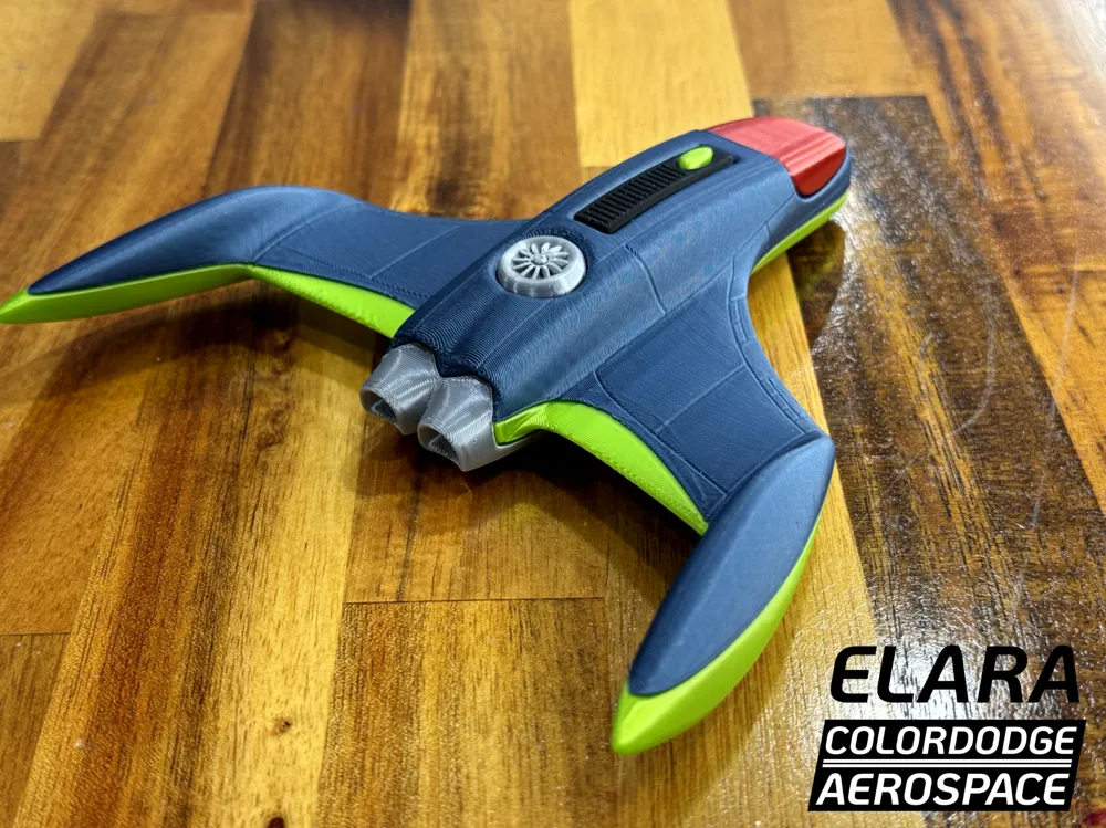 Colordodge Aerospace Elara Toy Spaceplane Kit by colordodge MakerWorld: Download Free 3D Models