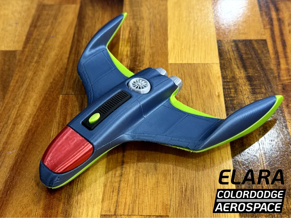 Colordodge Aerospace Elara Toy Spaceplane Kit by colordodge MakerWorld: Download Free 3D Models