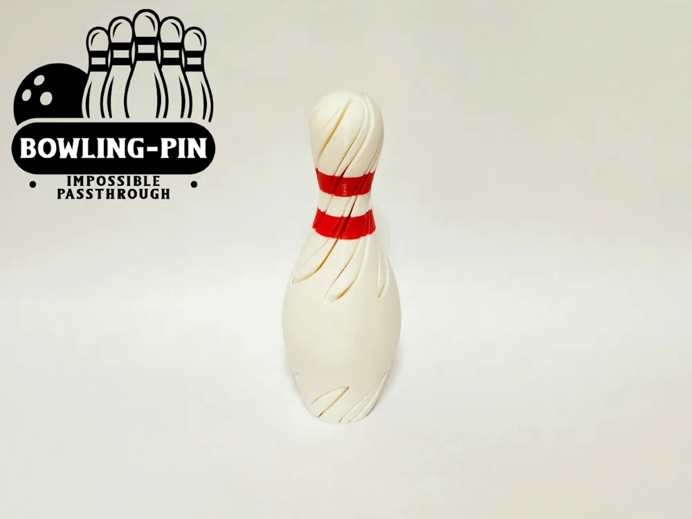 Impossible Passthrough Bowling Pin - Free 3D Print Model - MakerWorld