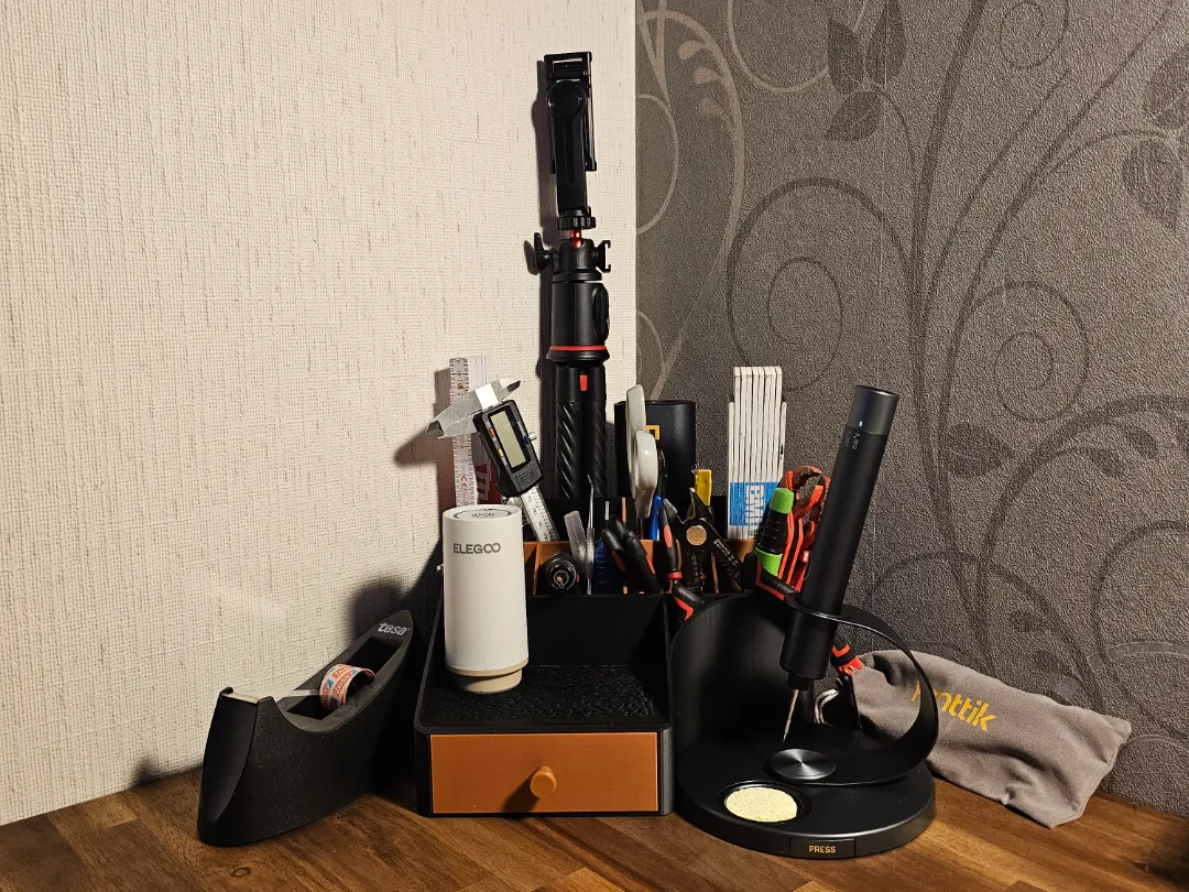 Modular Desk Organizer - Free 3D Print Model - MakerWorld