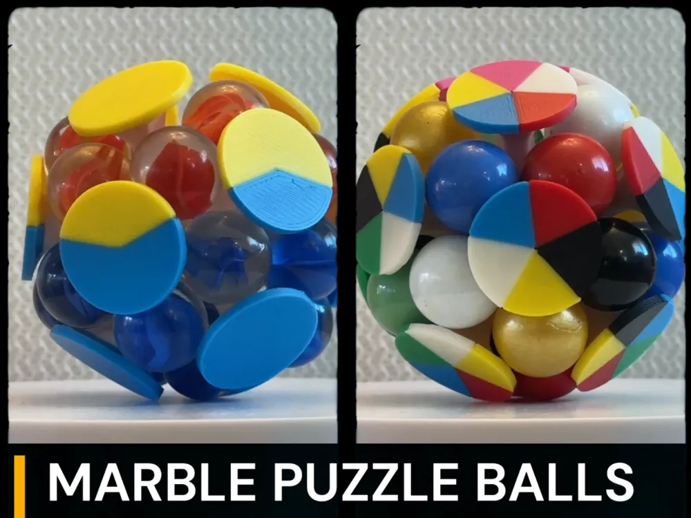 Marble Puzzle Ball (MXIX) by RebstockBuilds - MakerWorld