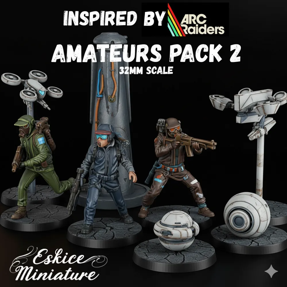 AMATEURS PACK 2 – Inspired by ARC Raiders - Free 3D Print Model ...