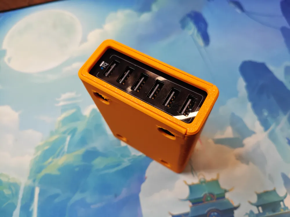 Anker PowerPort 6 Under-Desk Mount by JensCraft3D MakerWorld: Download ...