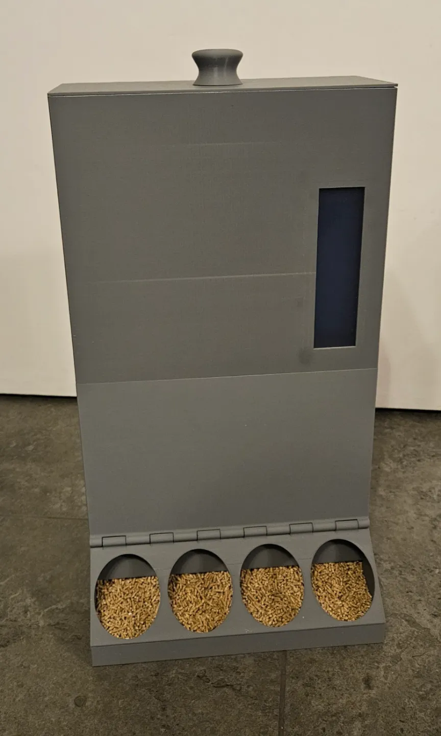 Automatic feeder / feeder for poultry - Free 3D Print Model - MakerWorld