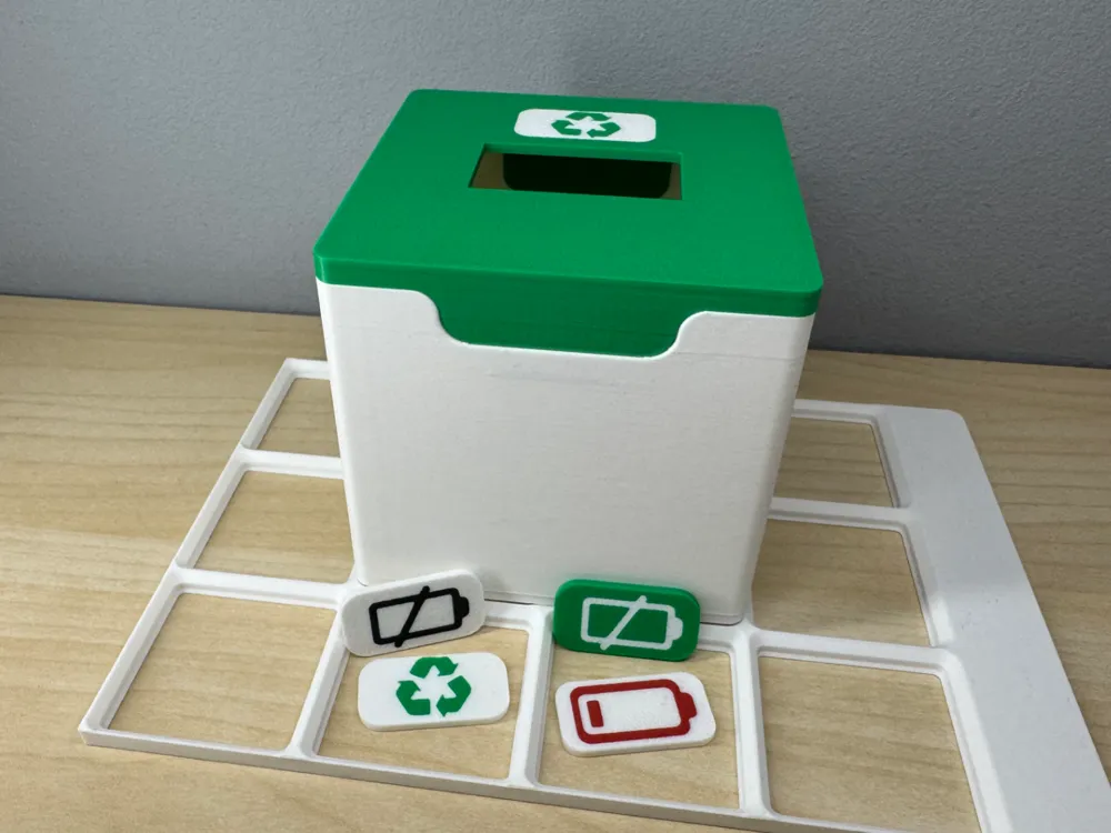 Gridfinity Batterie-Recycling-Box von Lukas - MakerWorld