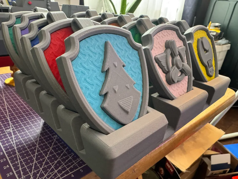 Paw Patrol Pup Tag Holder - Free 3D Print Model - MakerWorld