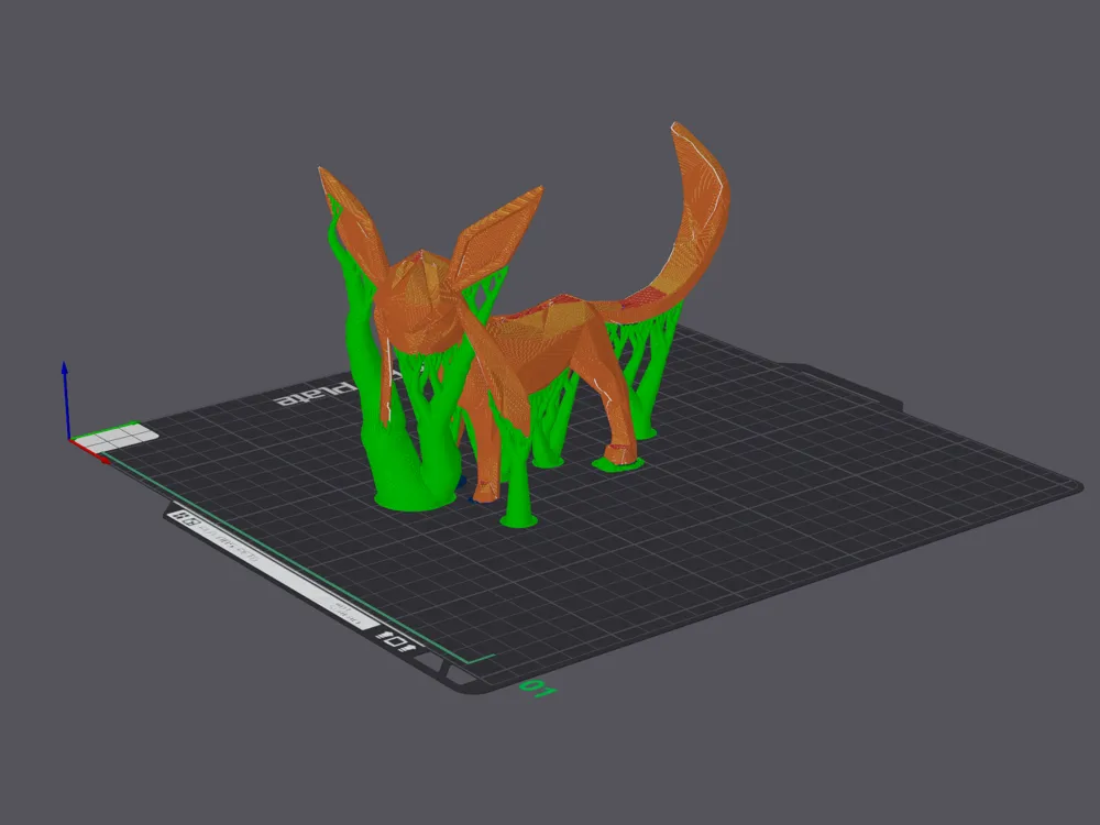Pokemon Low Poly Glaceon by Astrakoizy - MakerWorld