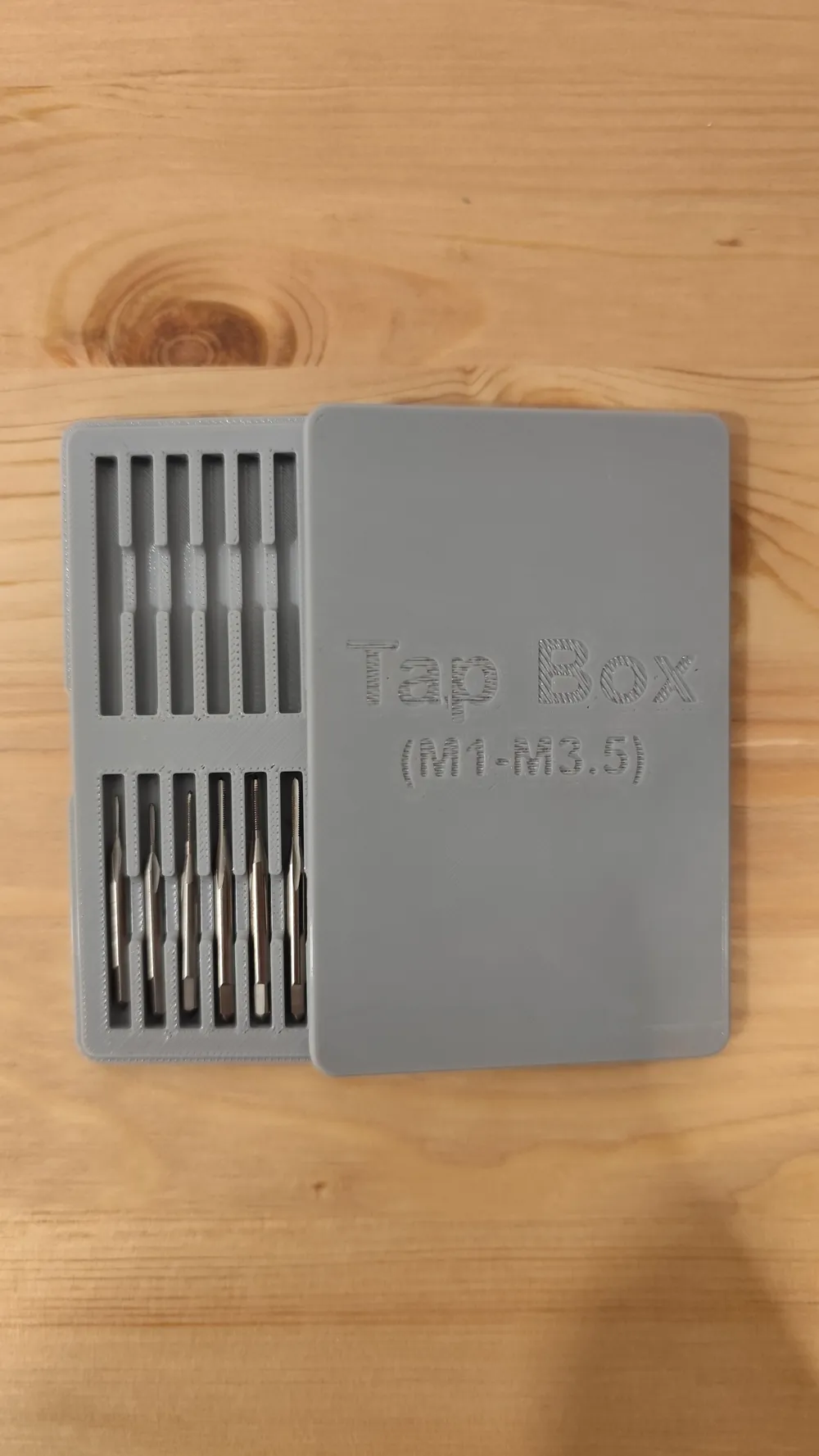 Micro Tap/Flute Storage Box - Free 3D Print Model - MakerWorld