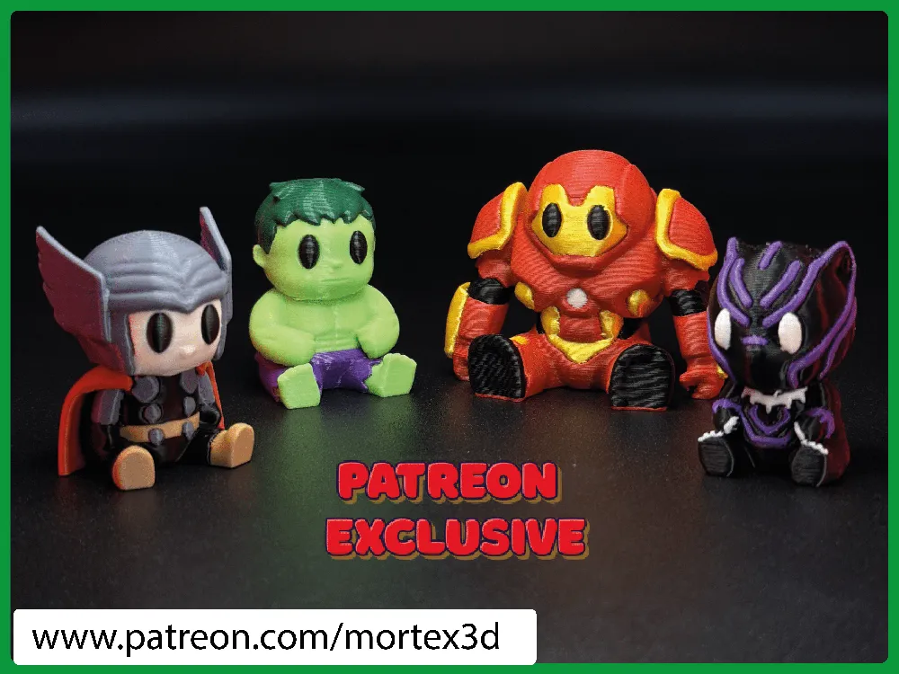 Iron Man y Capitán América minifiguras - Modelo de impresión 3D ...