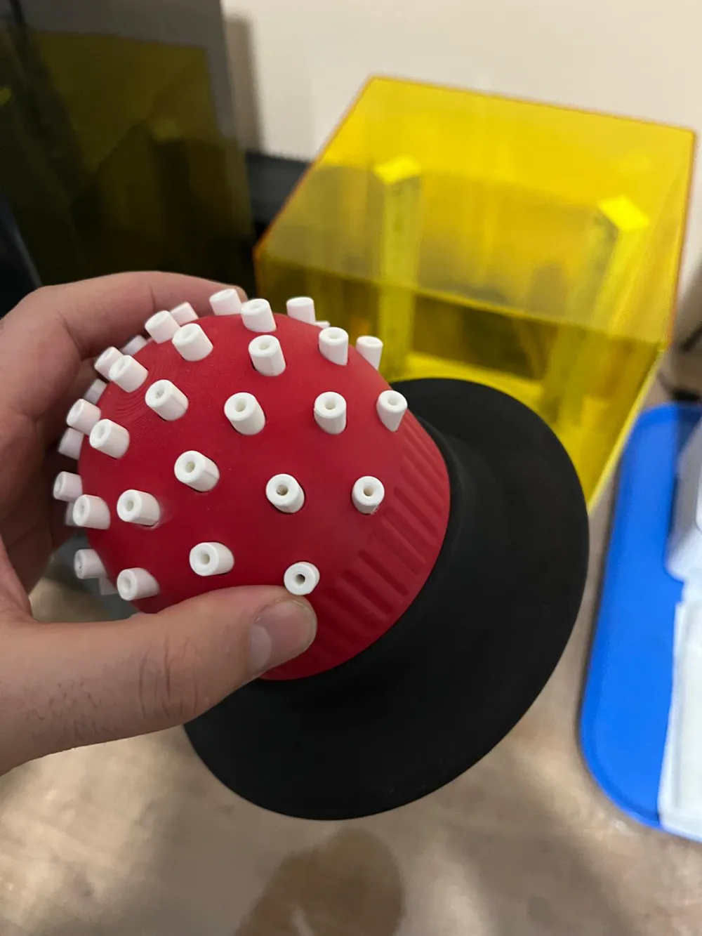 Painted Part Stand / Holder / Base - Free 3D Print Model - MakerWorld