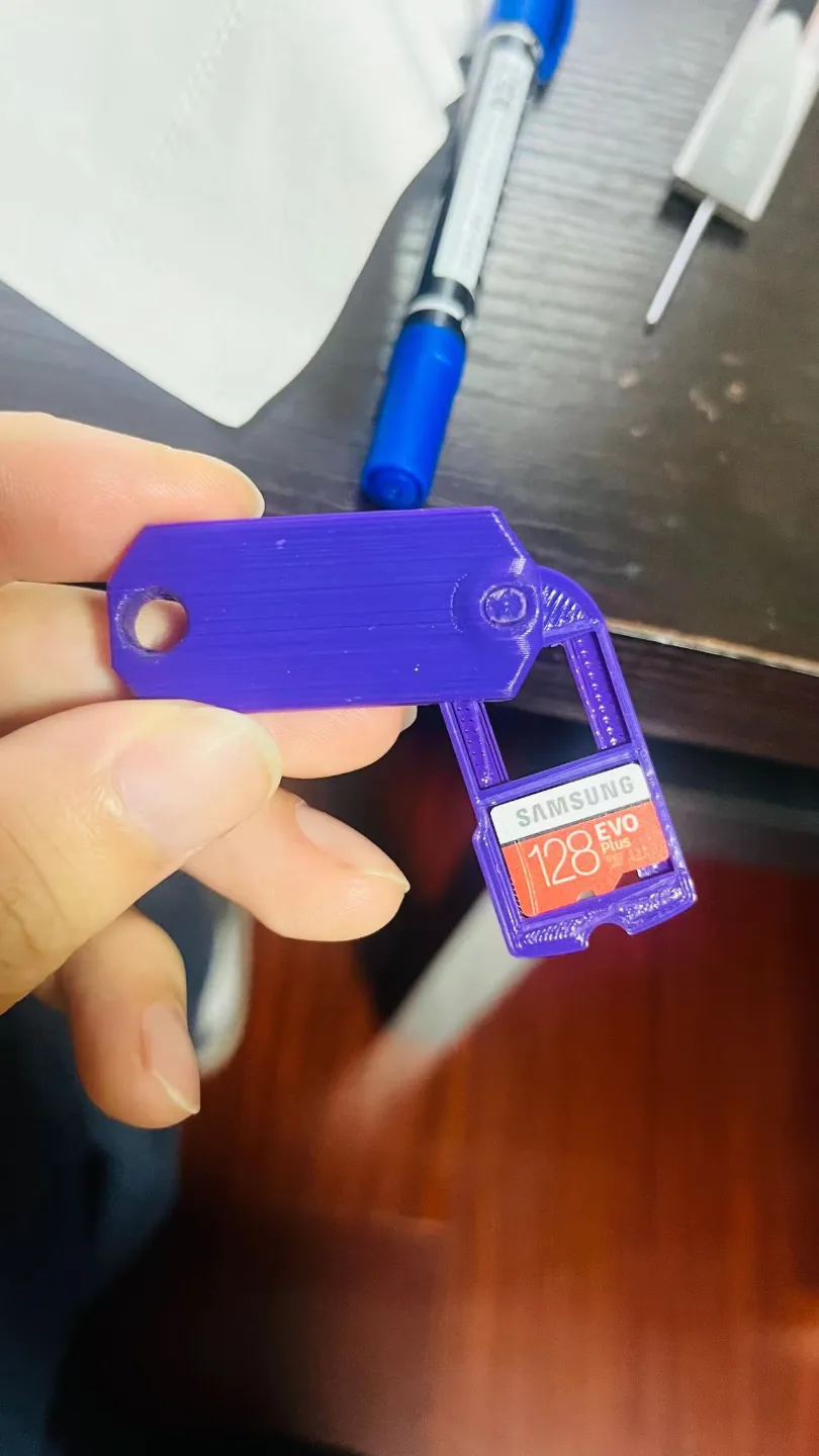 TF micro SD card keychain by 娄见桦 - MakerWorld