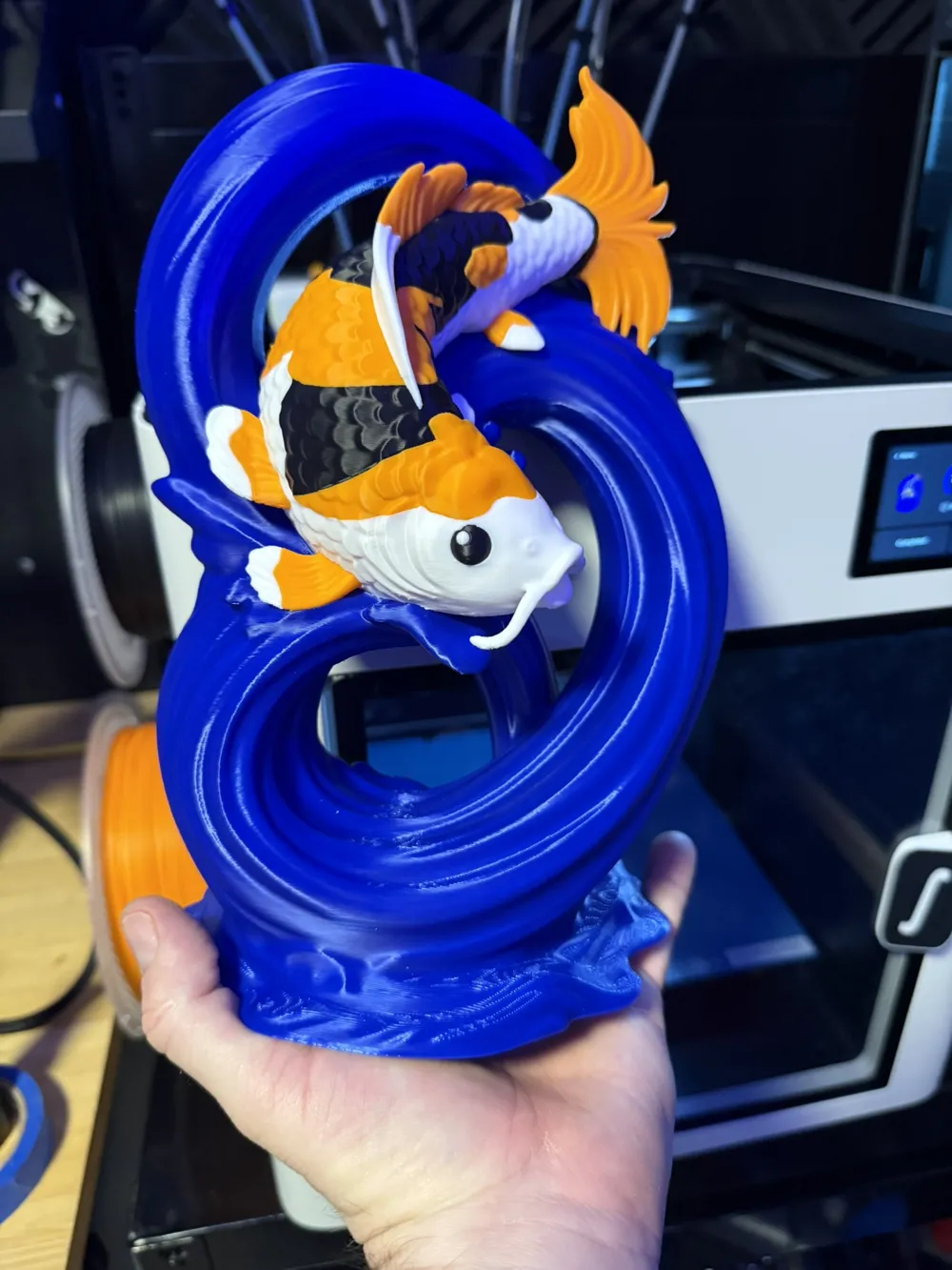 VAGUE D'HARMONIE - PRÉSENTOIR KOI - IMPRESSION AMS DIFFICILE - Modèle d ...