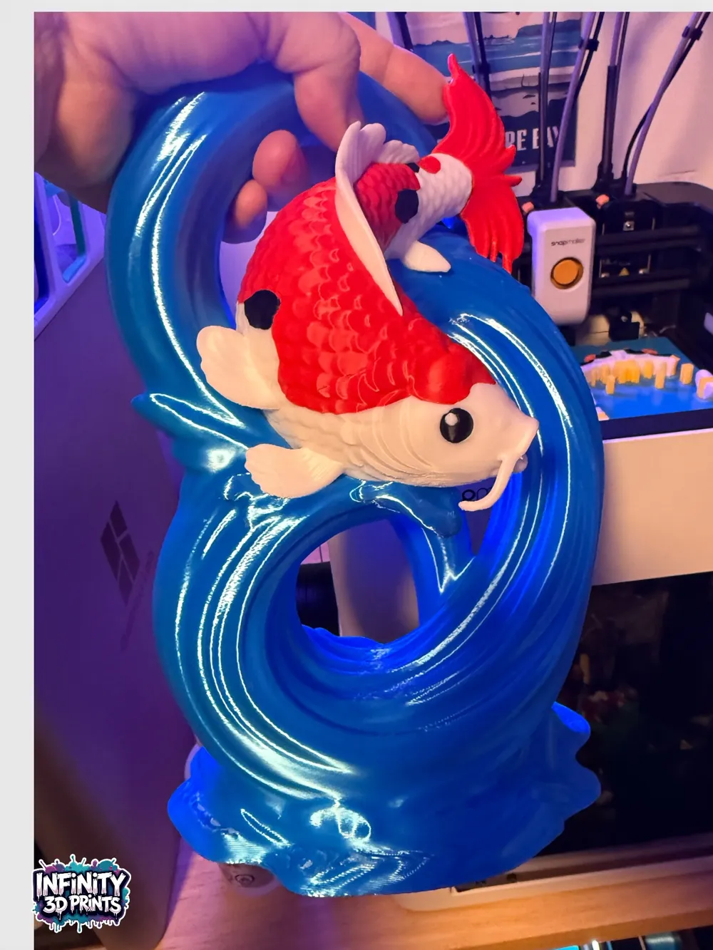 HARMONY WAVE - KOI DISPLAY - HARD AMS PRINT - Free 3D Print Model ...