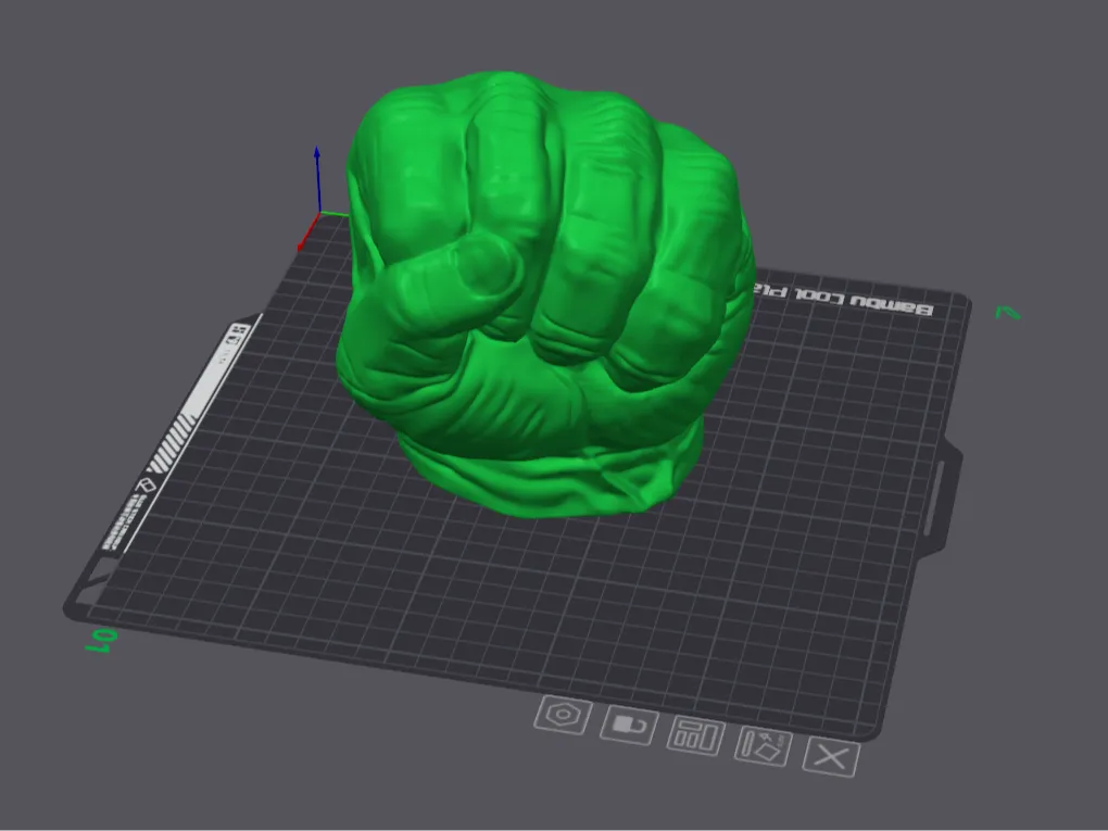 HULK Hand / HULK Hand for decorations - Free 3D Print Model - MakerWorld