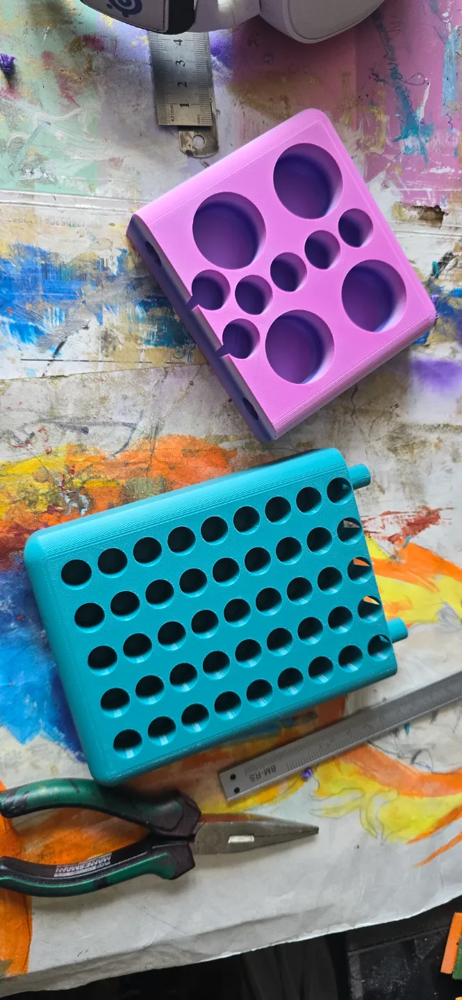 Oil Pastel Holder 3 sizes for 55 pastels by B23 LAB - MakerWorld